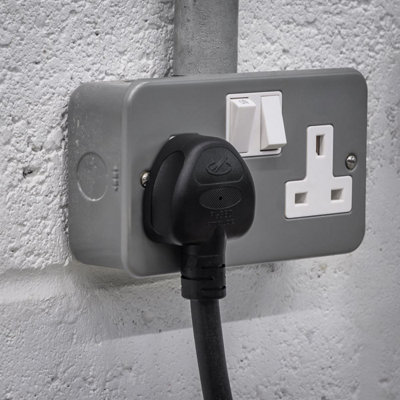 Sealey EVAC2 Adjustable (3.5kW) Type 2 to UK 3-Pin Plug Portable EV ...