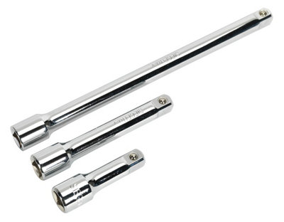 Sealey Extension Bar Set 3pc 1/2"Sq Drive S0720