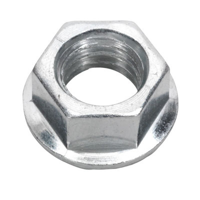 Sealey Flange Nut Serrated M10 Zinc Pack of 100 FN10