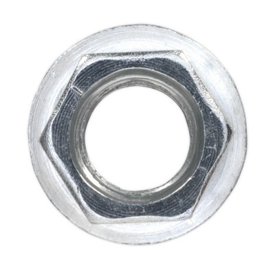 Sealey Flange Nut Serrated M10 Zinc Pack of 100 FN10