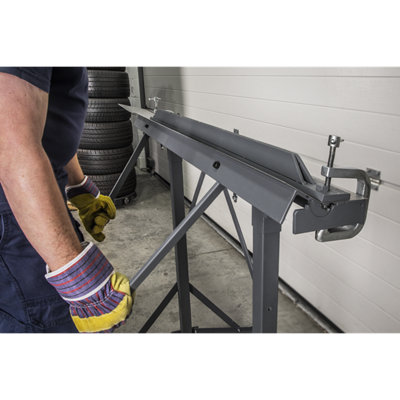 Sealey Floor Standing Sheet Metal Folder 1000mm Adjustable Fold Plate TS02