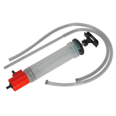 Sealey Fluid Transfer/Inspection Syringe With Viton Seal Translucent ...