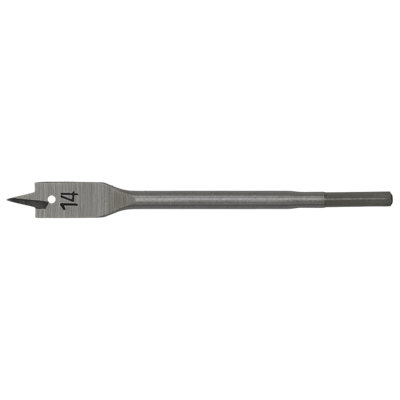 Sealey Fully Hardened High Performance Flat Wood Bit 14mm x 152mm FWB14