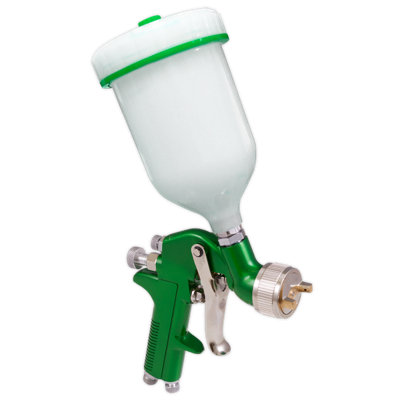 Sealey Gravity Feed Spray Gun 2-Stage Trigger Control 1.7mm Set-Up S717G
