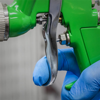 Sealey Gravity Feed Spray Gun 2-Stage Trigger Control 1.7mm Set-Up S717G