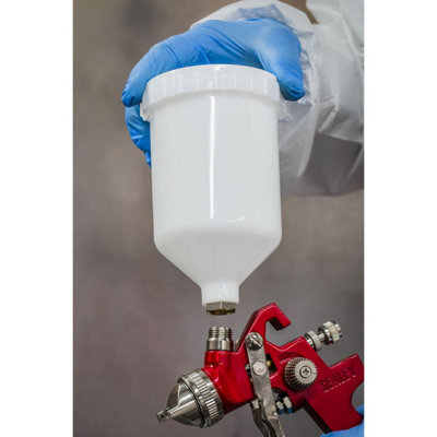Sealey Gravity Feed Spray Gun With Round/Flat Fan Control 2.0mm Set-Up ...