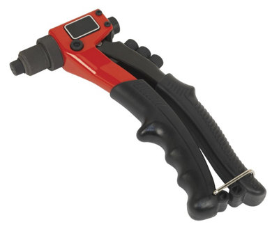 Sealey Hand Riveter Curve Design With Rubber Grip Handle 210mm Black AK3987