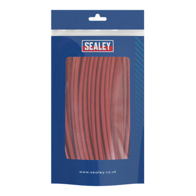 Sealey Heat Shrink Tubing 200mm 100 Pieces Red Various Sizes Secure Fit ...