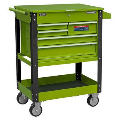 Sealey Heavy-Duty Mobile Tool & Parts Trolley with 5 Drawers and ...