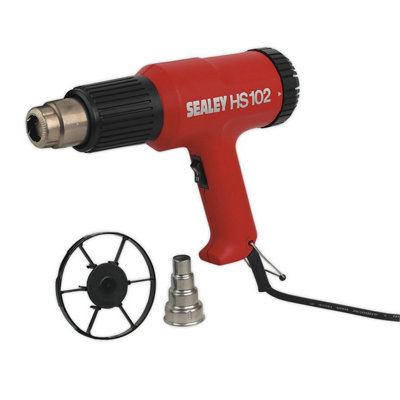 Sealey Hot Air Gun 2000W 3-Speed 50-600 Degree C Variable Heat 3-Pin ...