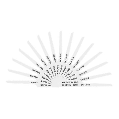 Sealey HSS Air Saw Blade Power Tool Accessory 32TPI Pack of 15 Pieces ...