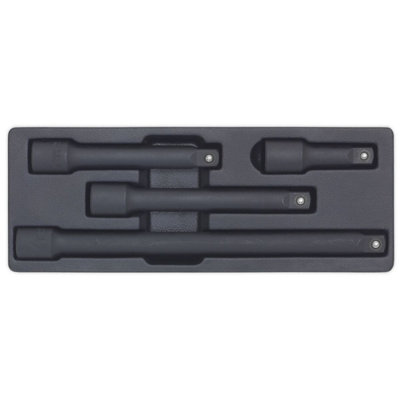 Sealey Impact Extension Bar Set 4pc 1/2"Sq Drive AK5513