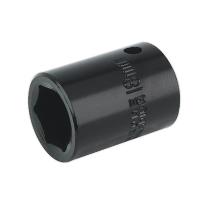 Sealey Impact Socket 18mm 1/2"Sq Drive