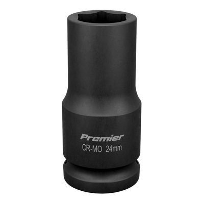 Sealey Impact Socket 24mm Deep 3/4"Sq Drive