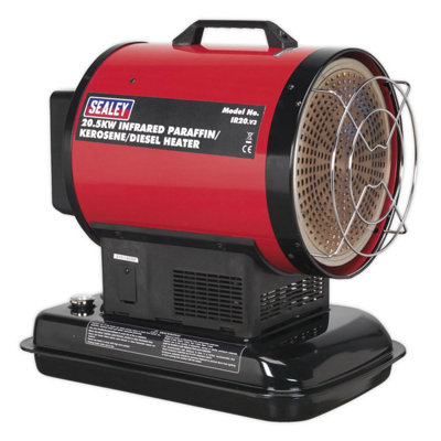 Sealey Infrared Paraffin Kerosene & Diesel Space Heater 20.5kW 230V ...