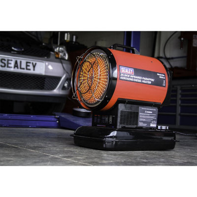 Sealey Infrared Paraffin Kerosene & Diesel Space Heater 20.5kW 230V ...