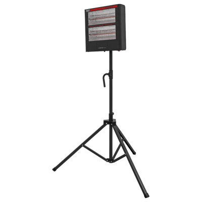 Sealey Infrared Quartz Heater With Tripod Stand 230V 1.4/2.8kW Portable ...