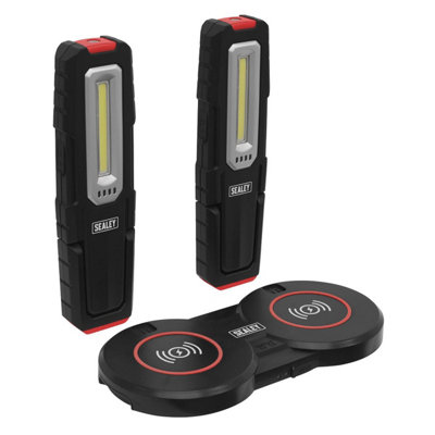 Sealey Inspection Light 5W & 1W COB LED (x2) & Double Wireless Charging ...