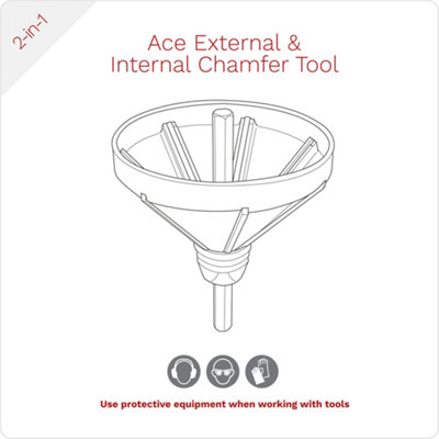 Sealey Internal & External 2-in-1 Deburring/Chamfer Tool Diameter 27mm ...