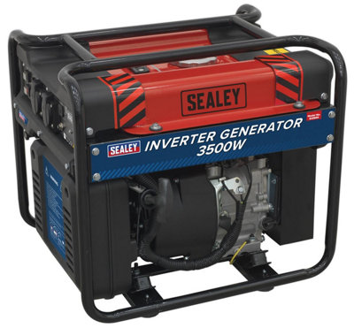 Sealey Inverter Generator 3500W 230V 4-Stroke Engine GI3500