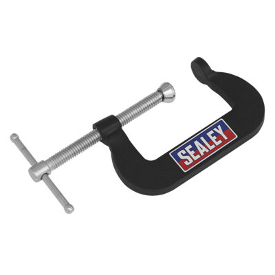 Sealey Junior C-Clamp Set 51mm x 32mm Jaw Opening/Throat Depth 4 Pieces ...