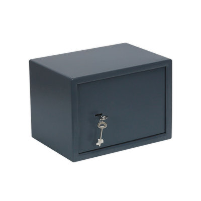 Sealey Key Lock Security Safe 2 Keys Powder Coated 350mm x 250mm x ...
