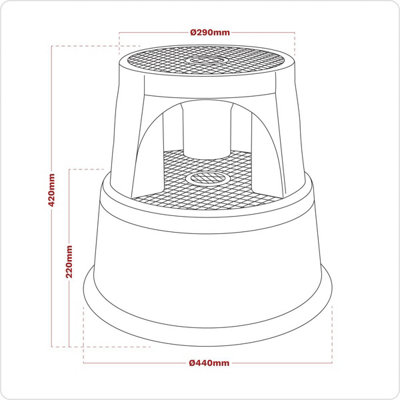 Sealey Kick-Step Composite KS2