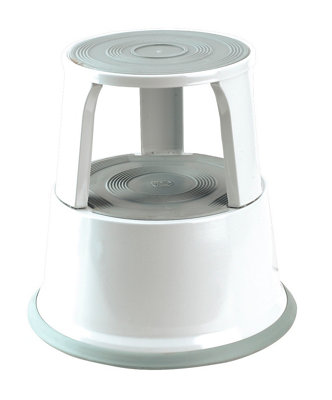 Sealey Kick Step Steel 150kg Capacity 430mm Height 440mm Diameter Anti ...