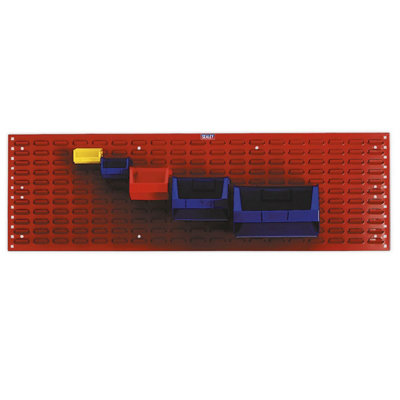 SEALEY LOUVRE PANEL 2 PIECES 1500MM X 500MM POWDER COATED STEEL BACK ...