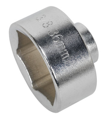 Sealey Low Profile Oil Filter Socket 36mm 3/8"Sq Drive SX114