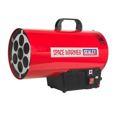 Sealey LP55 Space Warmer Propane Gararge Workshop Heater 33,000 to 54 ...
