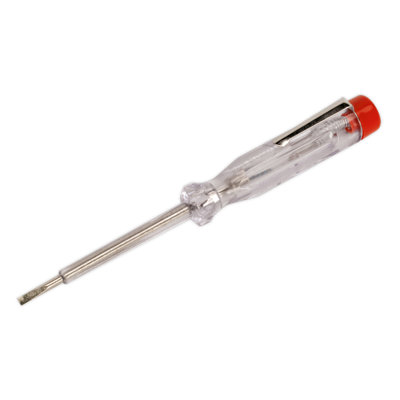 Sealey Mains Tester With Moulded Transparent Plastic Handle 140mm ...