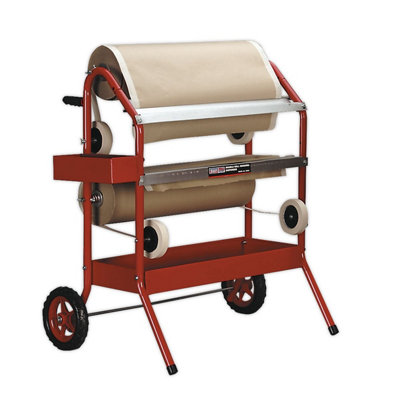 Sealey Masking Paper Dispenser 2 x 450mm Trolley MK66