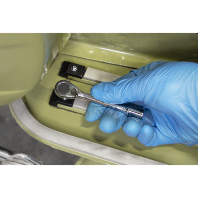 Sealey Micro Ratchet Bit Driver 1/4" Hex Fully Polished Mirror Finish ...