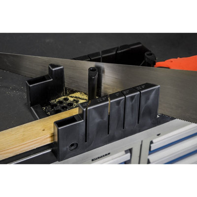 Sealey Mini Mitre Box 310 x 170 x 110mm General Purpose Durable Plastic ...