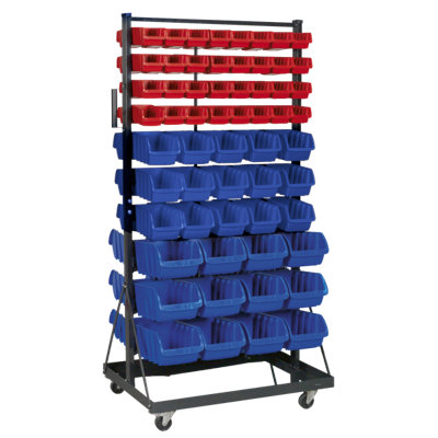 Sealey Mobile Bin Tool Storage System Organiser With Heavy Duty Castors ...
