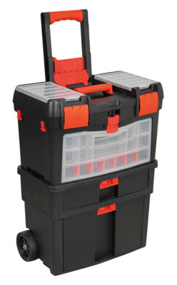 Sealey Mobile Toolbox with Tote Tray & Removable Assortment Box AP850