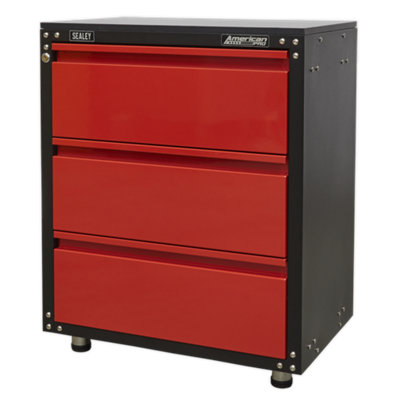 Sealey Modular 3 Drawer Cabinet with Worktop 665mm APMS82