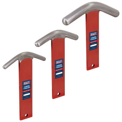 Sealey MW15 Curved T-Dollies for Sheet Metal Forming