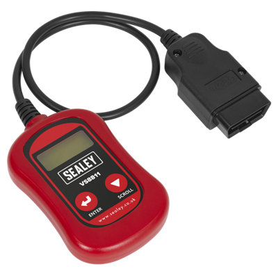 Sealey OBDII/EOBD Code Reader Can Enabled Diagnostic Tool Diesel ...