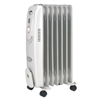 Sealey Oil Filled Radiator 1500W/230V 7-Element RD1500