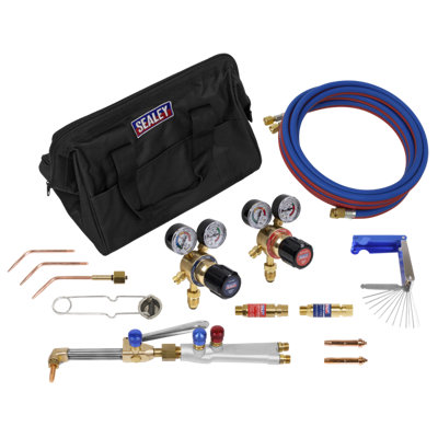 Sealey Oxy Acetylene Welding and Cutting Set With 5m Twin Gas Hose SGA10