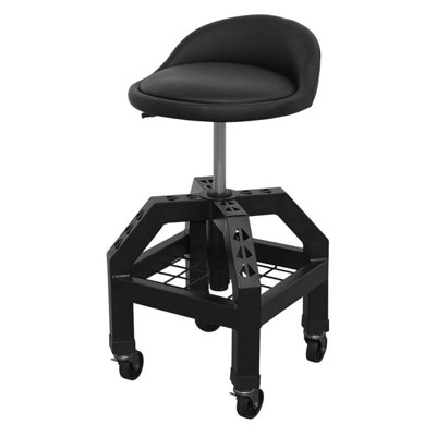 Sealey Pneumatic Creeper Stool With Adjustable Height Swivel Seat SCR03B