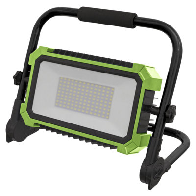 SEALEY PORTABLE FLOODLIGHT TORCH LAMP 50W SMD LED 230V UP TO 6000LM LED50WL