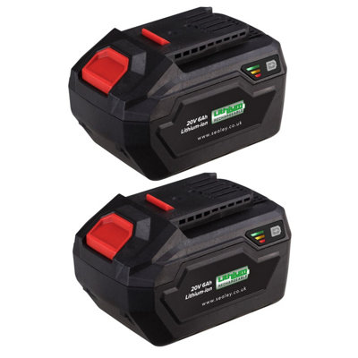 Sealey Power Tool Battery Pack 20V 6Ah Kit for SV20 Series BK06