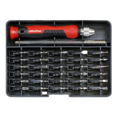 Sealey Precision Bit Screwdriver Set 32 Pieces Slotted Phillips TRX ...