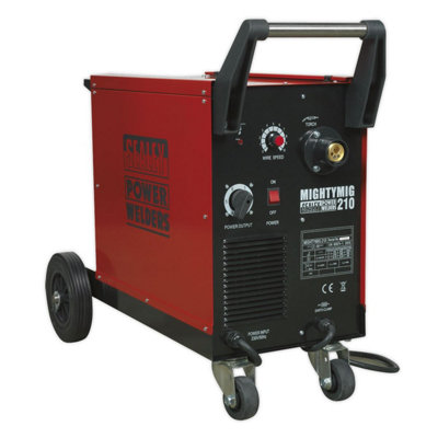 Sealey Professional Gas/No-Gas MIG Welder 210A with Euro Torch MIGHTYMIG210