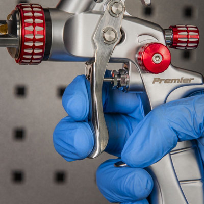 Sealey Professional HVLP Gravity Feed Touch-Up Spray Gun - 1mm Set-Up ...