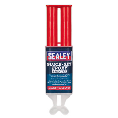 Sealey Quick-Set 5 Minutes Highly Reactive Epoxy Adhesive Waterproof ...