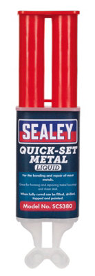 Sealey Quick-Set Liquid Metal 25ml SCS380
